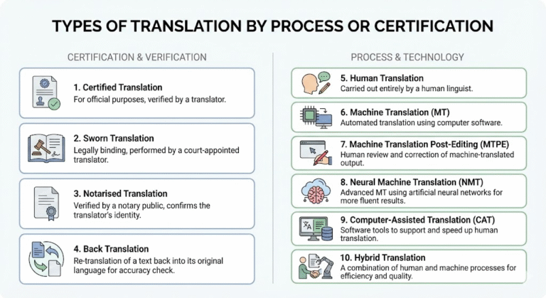 55 Common Types of Translation [Updated 2026]